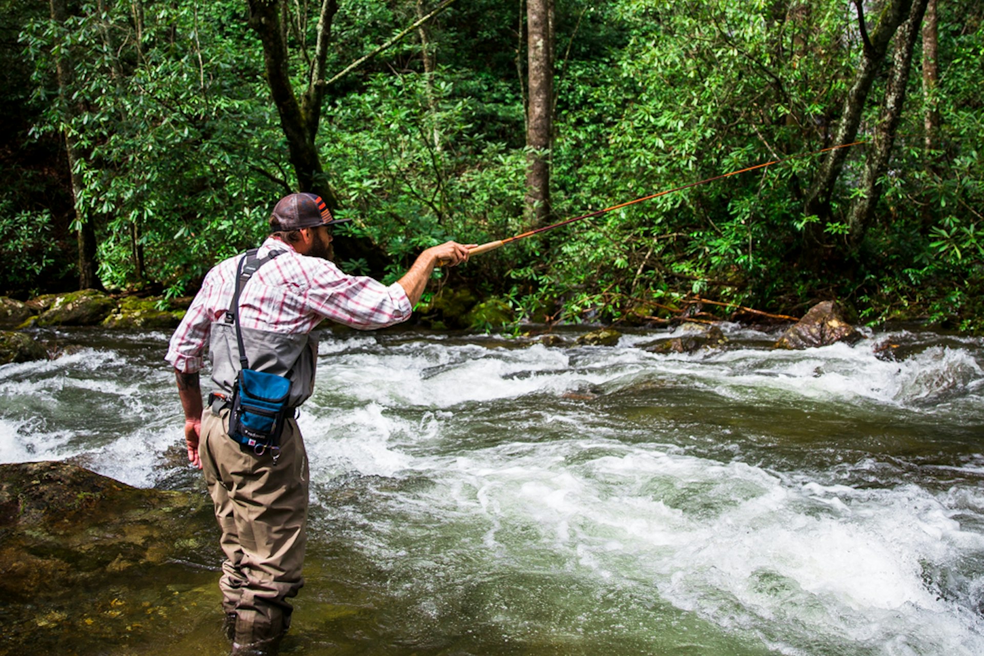 Tenkara Fixed Line Fishing School | Davidson River Outfitters